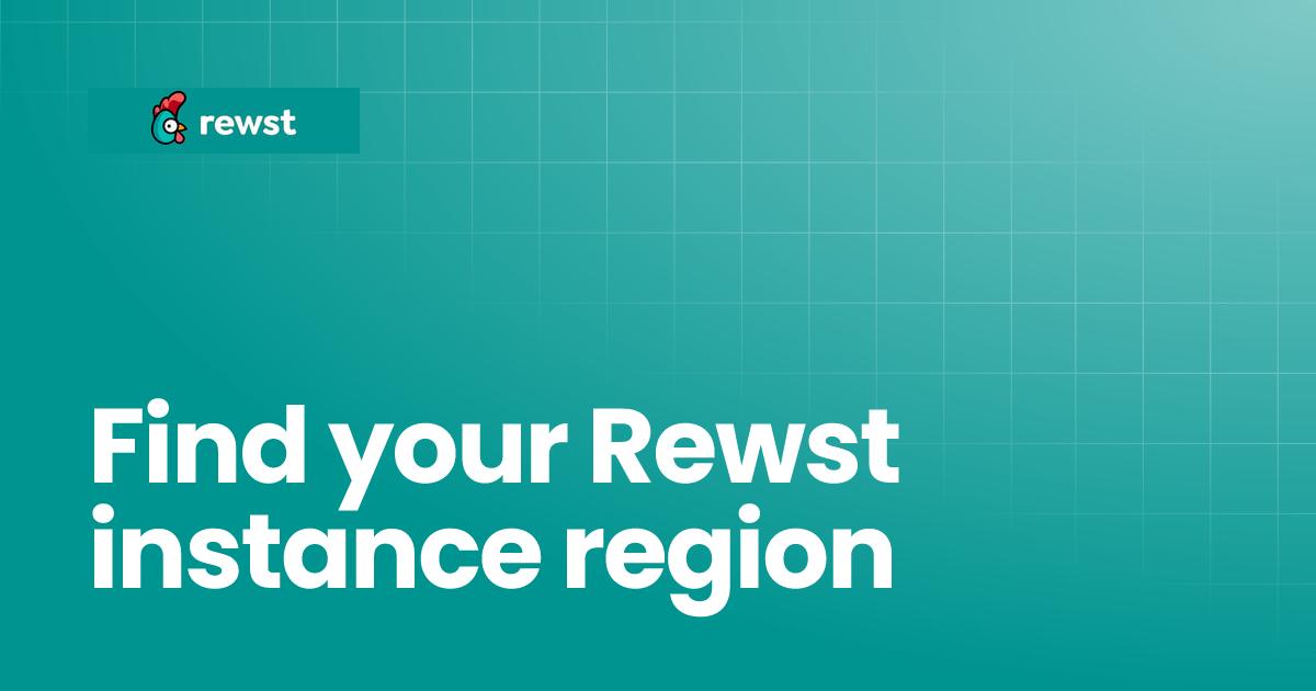 Find your Rewst instance region | Rewst Documentation
