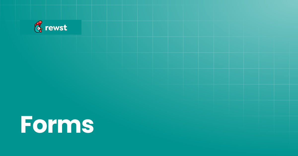 Forms | Rewst Documentation