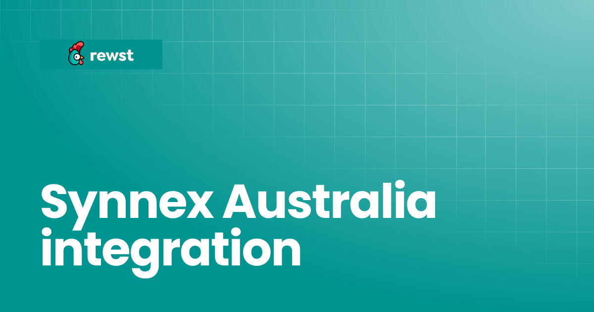Synnex Australia integration | Rewst Documentation