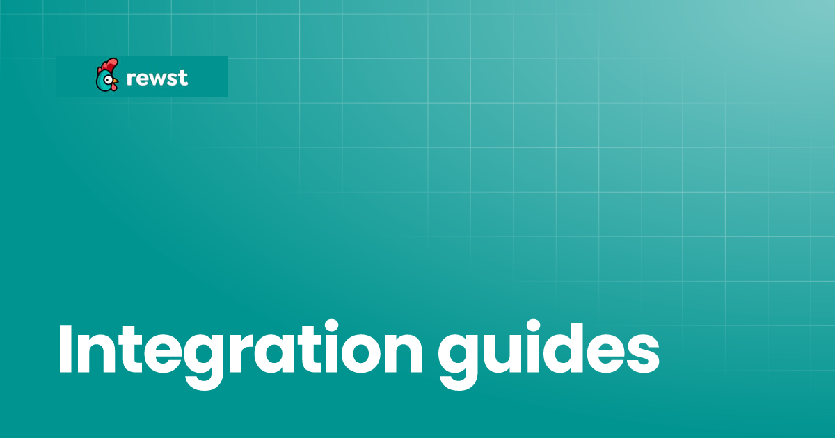 Integration guides | Rewst Documentation