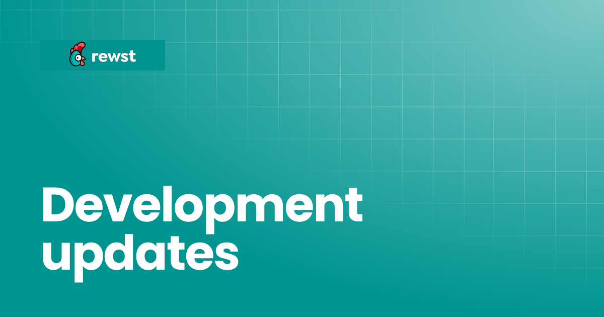 Development updates | Rewst Documentation